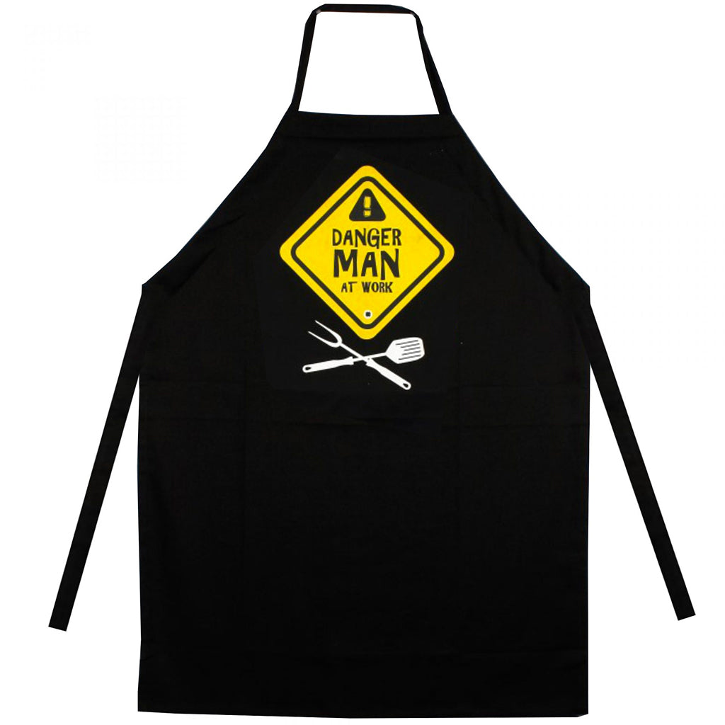 Danger Man at Work BBQ Apron – The White Room Gallery