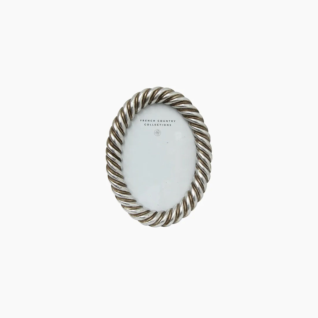 French Country - Thick Rope Oval Photo Frame 4x6 – The White Room Gallery