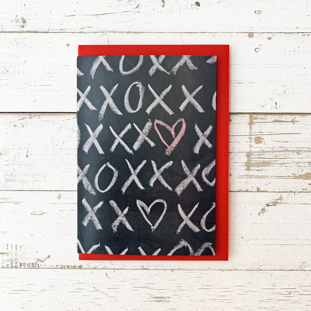 Tuesday Print - Hugs and Kisses Greeting Card – The White Room Gallery